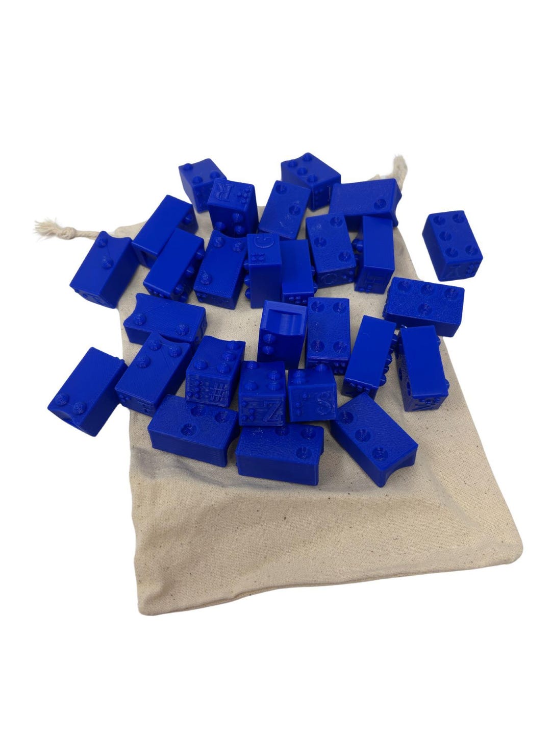 Braille Alphabet Stampers, Add Braille to Clay, Play Dough or Cookie Dough, Set of 28 Tiles ...