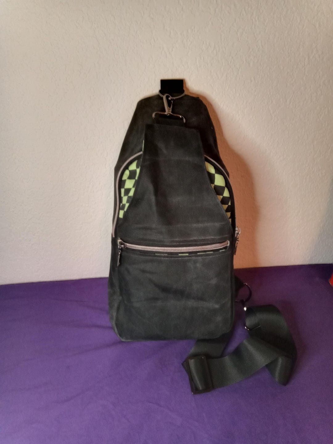 Retro Style Sling Bag by Kandou Patterns Purse Shoulder Bag Pockets ...