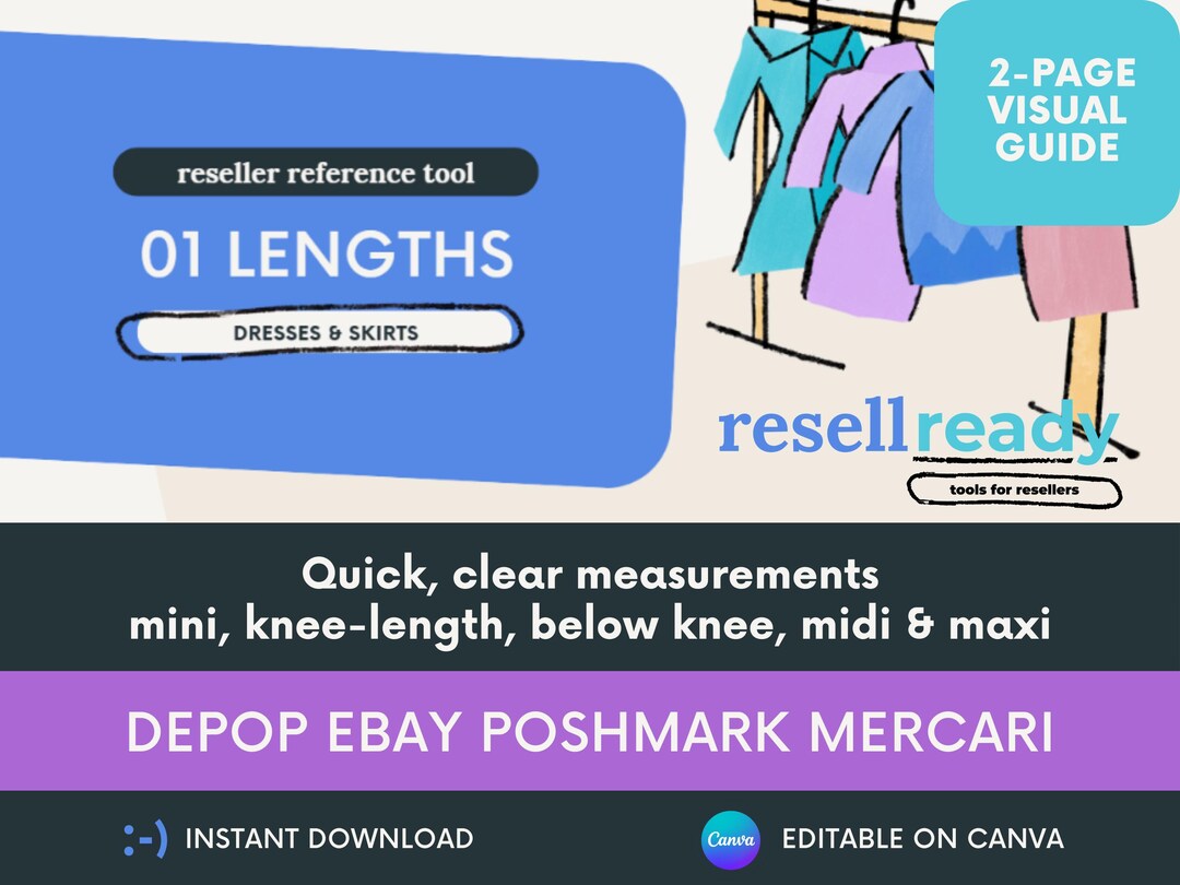 01 Lengths Reference Guide | Skirt and Dress Lengths (mini, Knee-length ...
