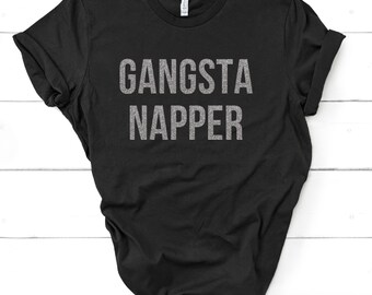 Gangsta Napper Crop Top Tank. Gangster Napper Shirt. Gangster Rap Shirt ...