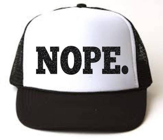 Bossy/nope. Trucker Hat | Etsy