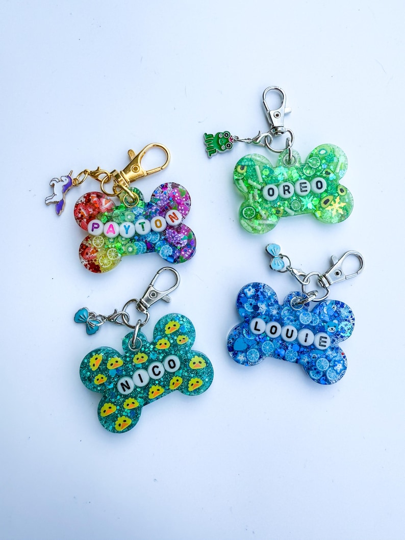 Friendship Bead Pet Tag- Customizable!! - Etsy