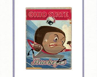 Ohio State Print | Etsy