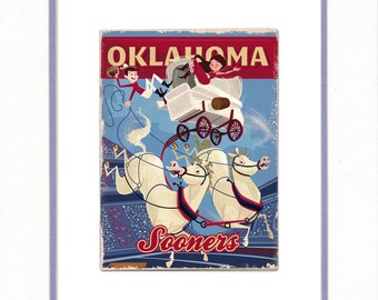 University of Oklahoma Metal Sign - Etsy