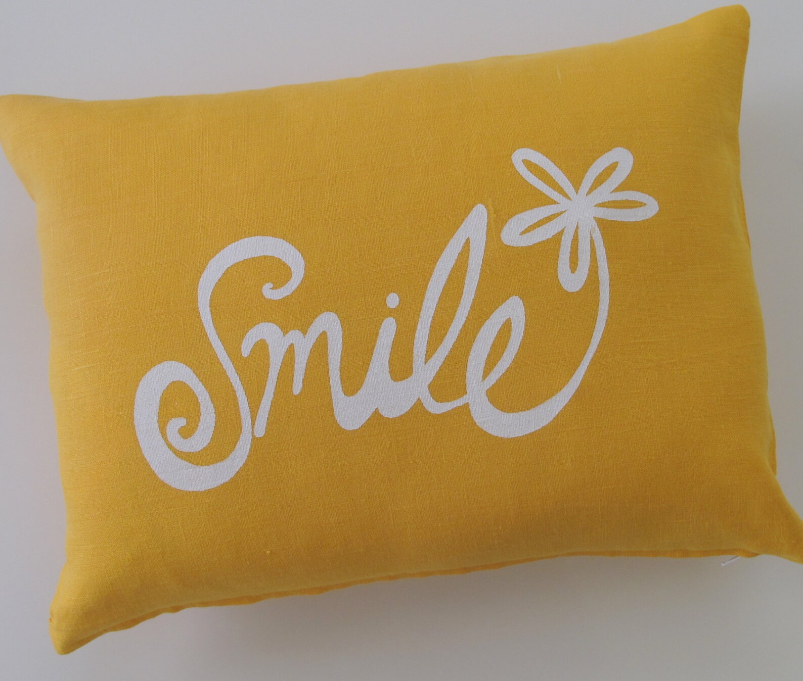 Pillow Cover. Cushion Cover. Smile Flower 12 X 16 Inches by - Etsy