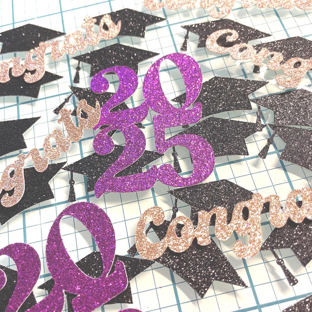 JMU Party Decor Custom Glitter Table Scatter Confetti Graduation ...