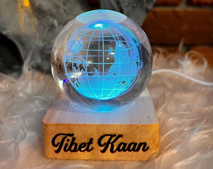 3D Galaxy Crystal Ball Night Light-custom Crystal Photo Night Lamp-3d ...