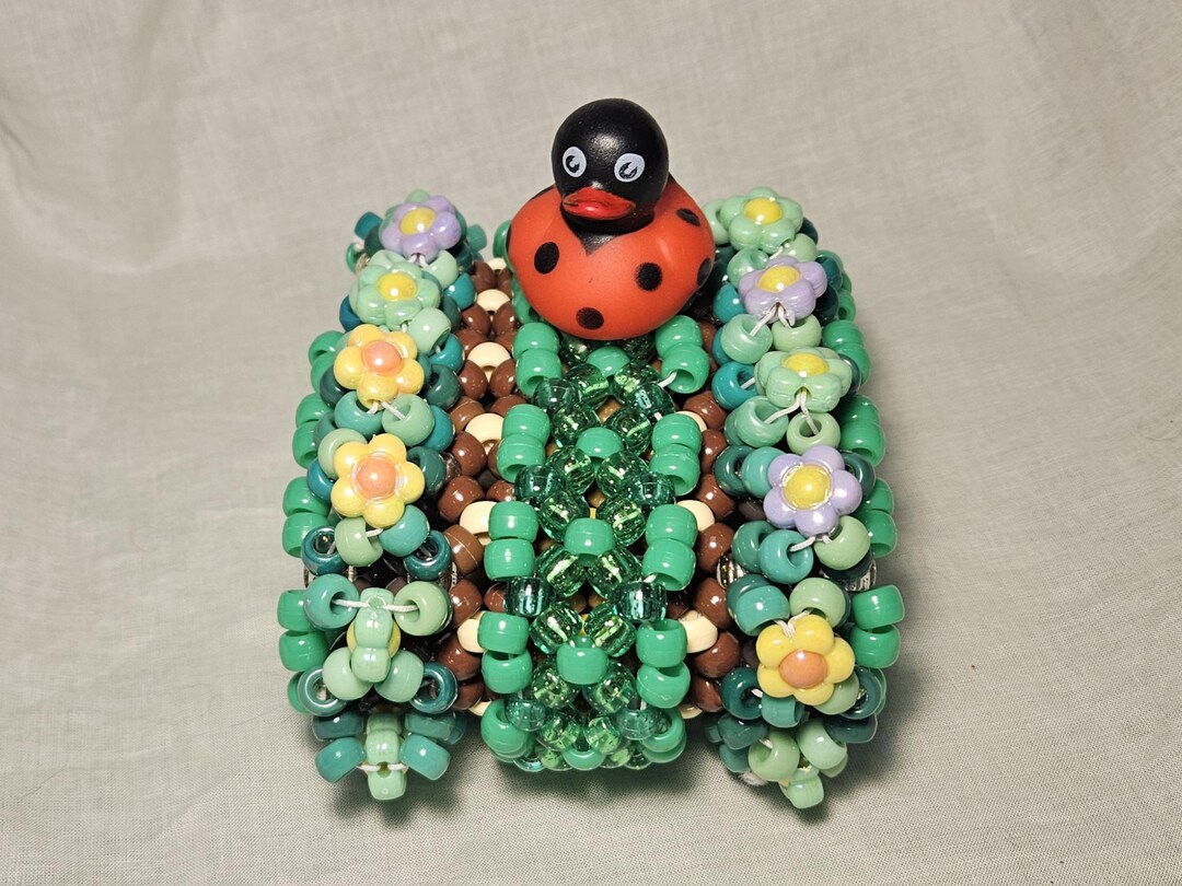 Lady Bug Rubber Duck Rotating Kandi Cuff - Etsy