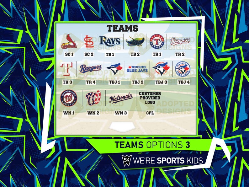 Team Sports Banner - 5' X 3' Cut Away Banner W/free Mini Banner ...