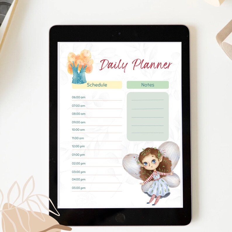 Daily Kids Planer| Kids Planer | Printable Planer | Kids Chores ...