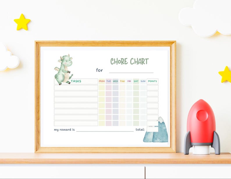 Kids Routine Chart | Chore Chart for Kids | Daily Checklist | Kids ...