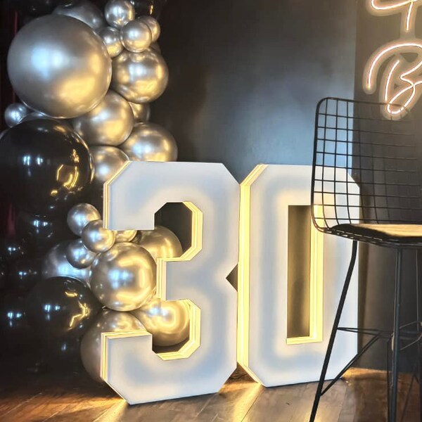 Light up Letters - Etsy