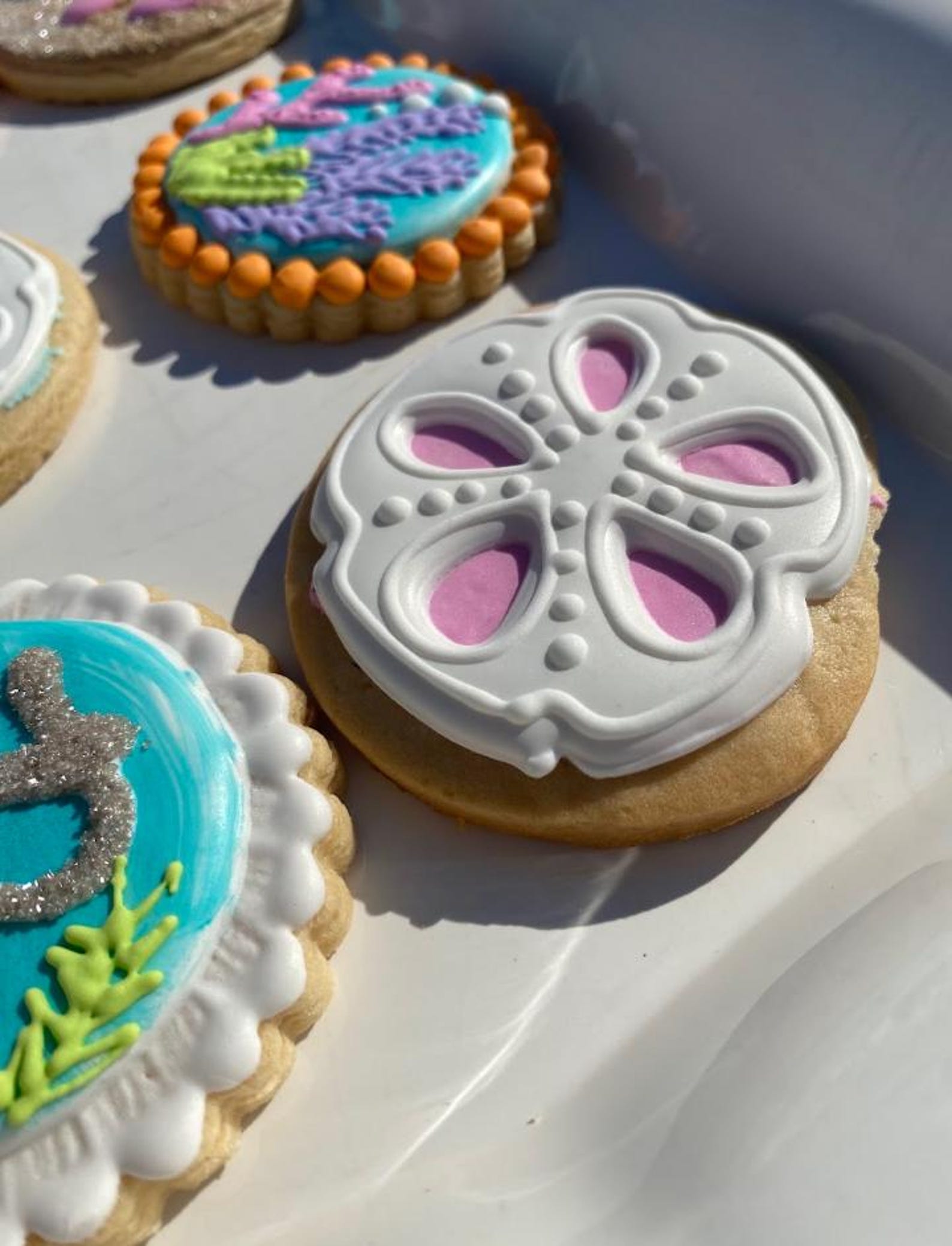 FREE SHIPPING Beach Cookies • Beach Wedding • Summer Cookies • Seashell ...