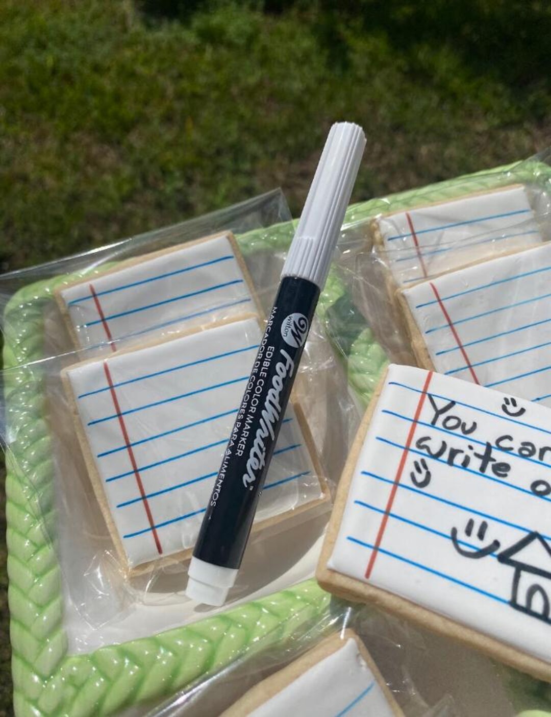 Notebook Cookies • Paint Your Own • PYO • Note Cookies - Etsy