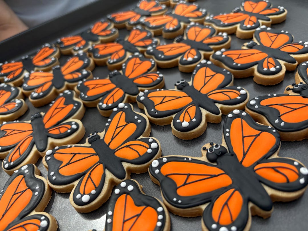 Monarch Butterfly • Butterfly Wings • Gift Cookies • Gift • Valentines ...