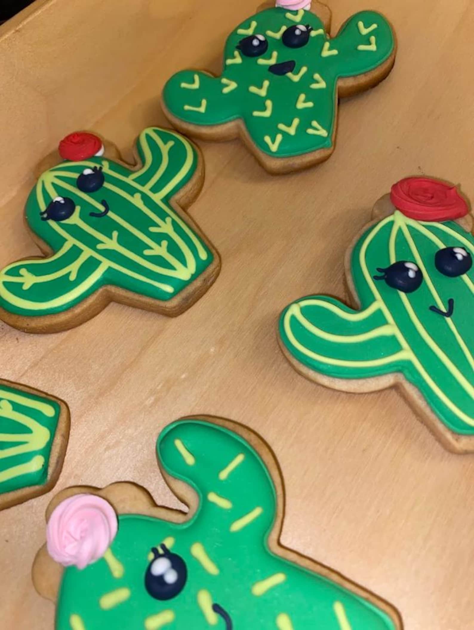 Cactus Cookies • Cute Cookies • Plant Cookies • Gift Cookies • Cactus ...