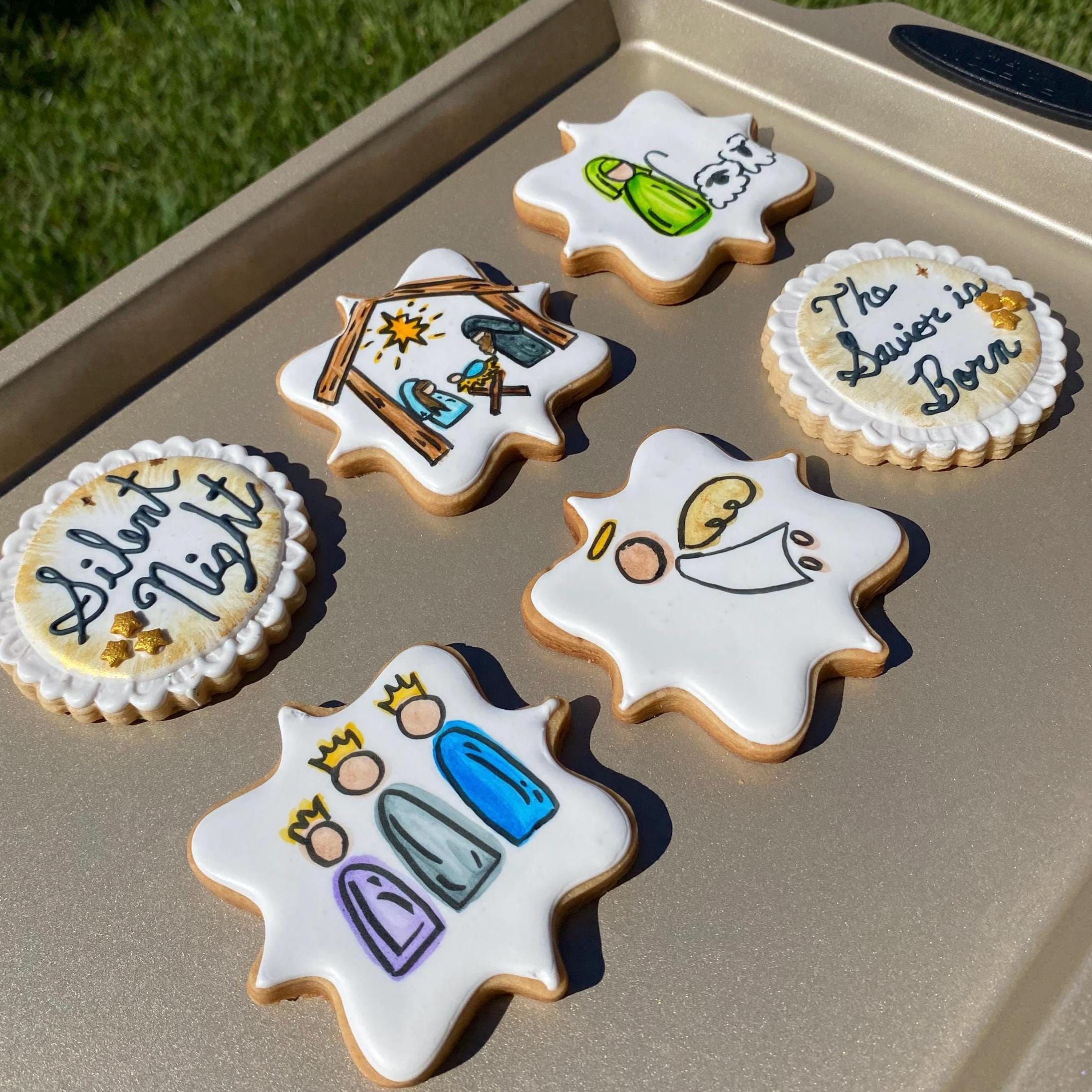 FREE PRIORITY SHIPPING • Holy Family Cookies • Nativity Cookies ...