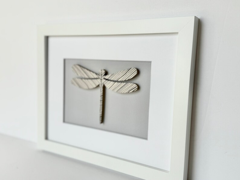 Dragonfly Framed Art, Unique Dragonfly Gift for Friend, Gift of Hope ...