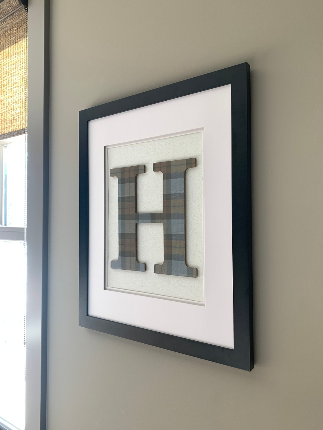 Last Name Initials, Decorative Letter for Wall, Hanging Monogram ...
