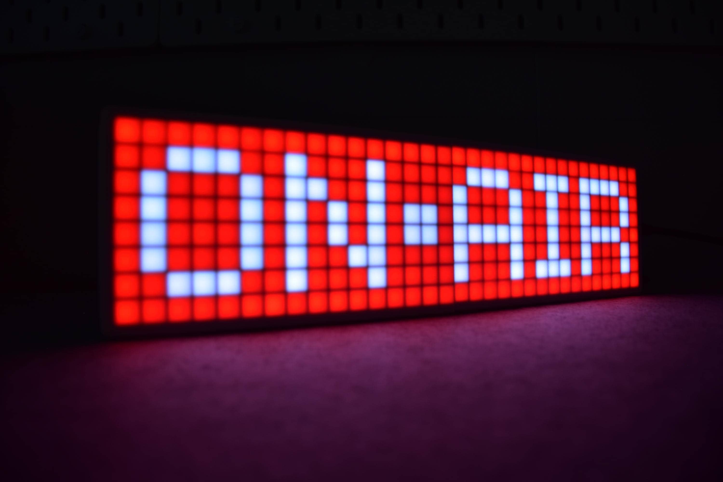 WLED Matrix Pixel Display 32x8 (housing) - Etsy