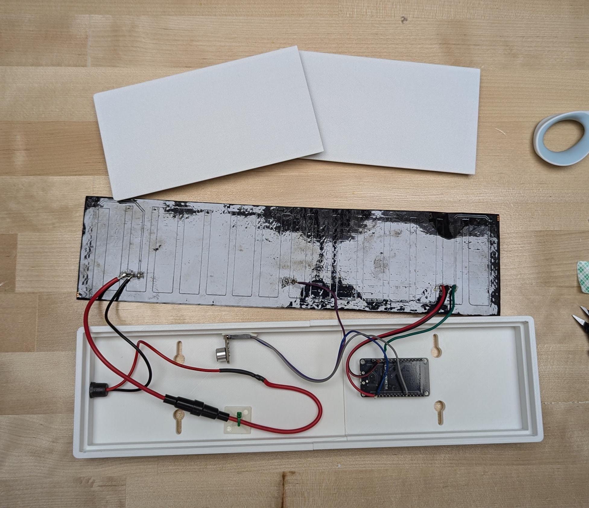 Wled Matrix Pixel Display 32x8 Housing Etsy