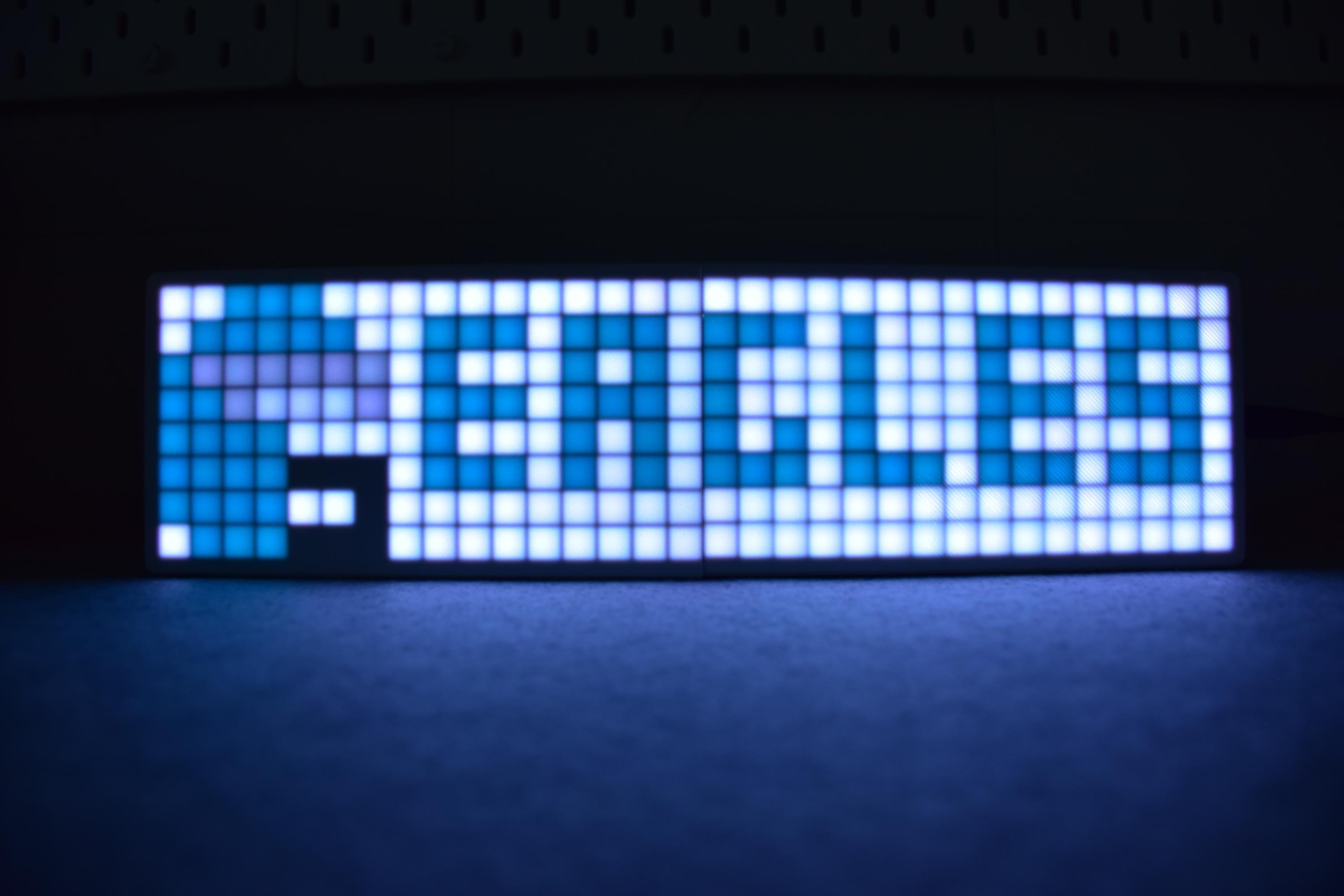 WLED Matrix Pixel Display 32x8 (housing) - Etsy