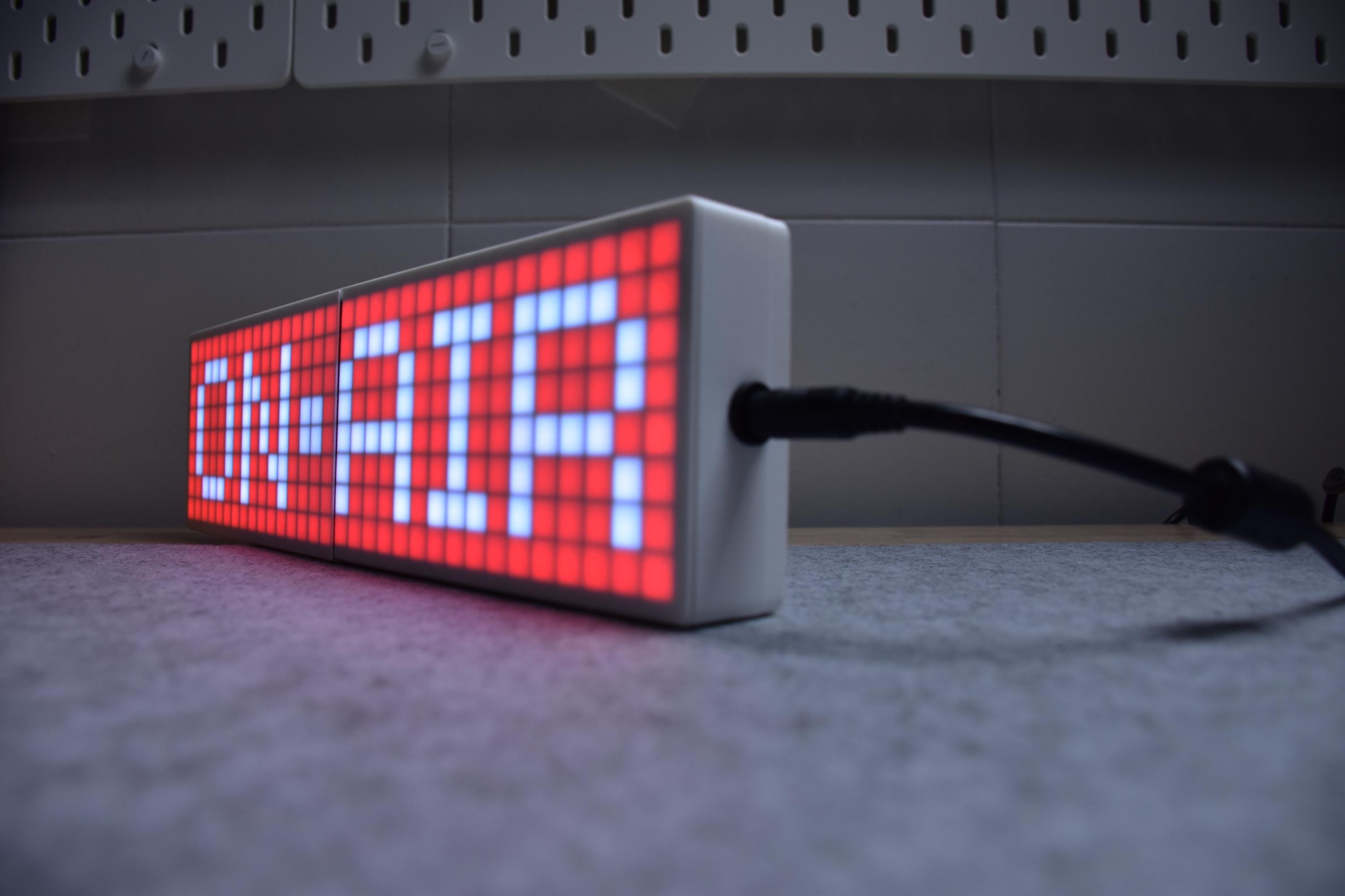 WLED Matrix Pixel Display 32x8 (housing) - Etsy