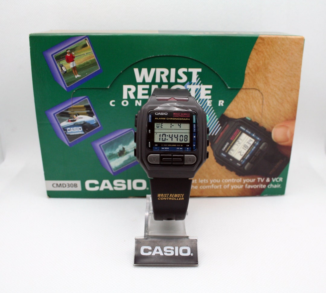 New Casio CMD-30 TV/VCR Wrist Remote Controller Watch - Etsy