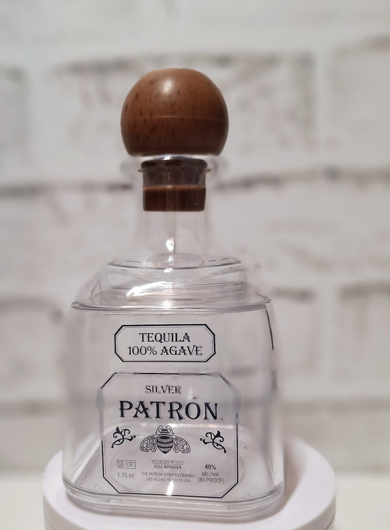 Replica Patron Plastic Reusable 12 Oz. Bottle - Etsy