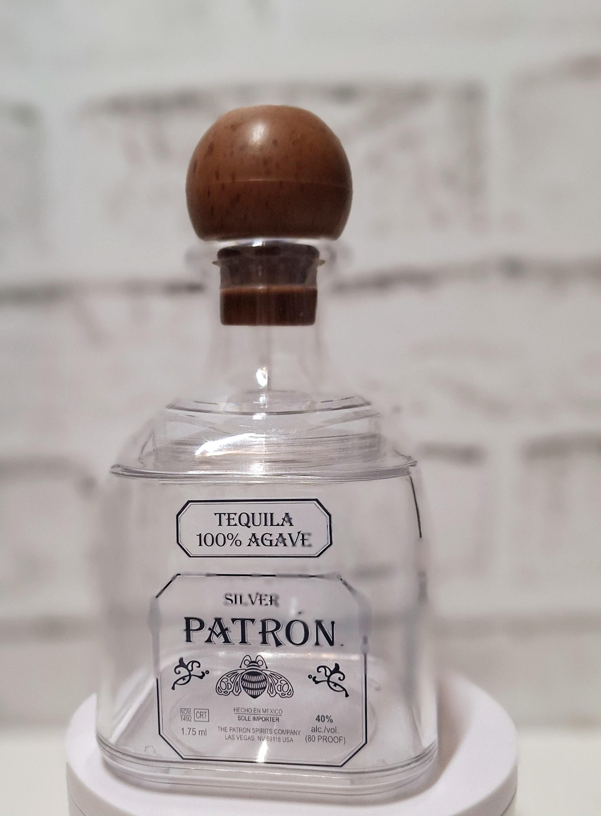 Replica Patron Plastic Reusable 12 Oz. Bottle - Etsy