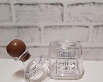 Replica Patron Plastic Re-usable Bottle 12 OZ - Etsy
