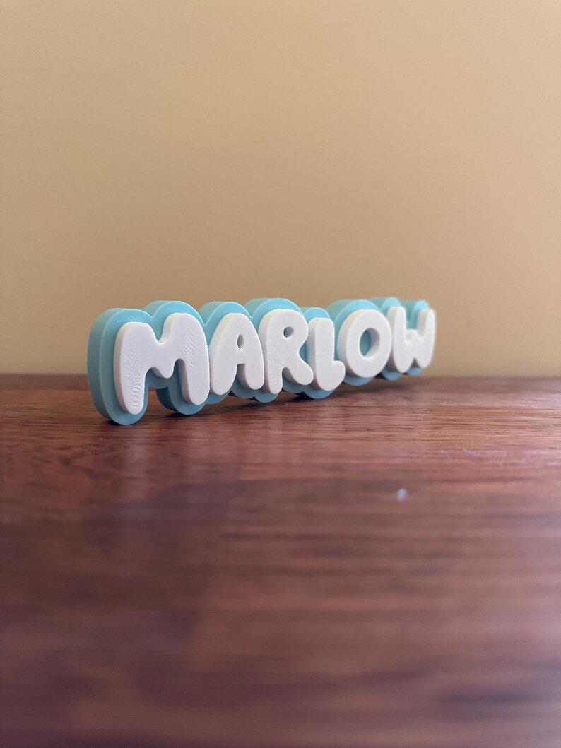 Personalized Bluey Name Plate Custom Bluey Name Sign Bedroom Decor ...