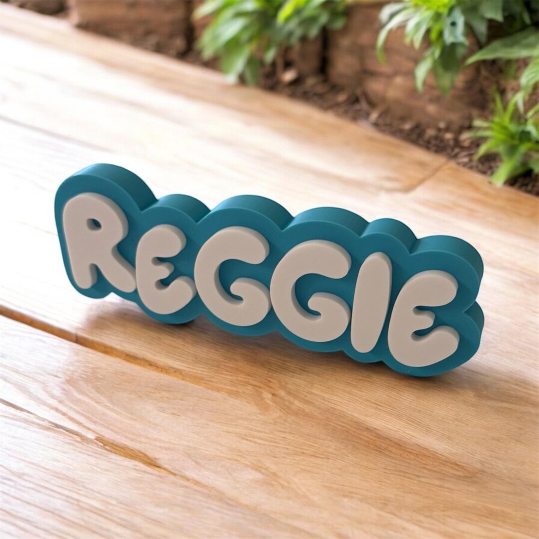 Personalized Bluey Name Plate - Custom Bluey Name Sign - Bedroom Decor ...
