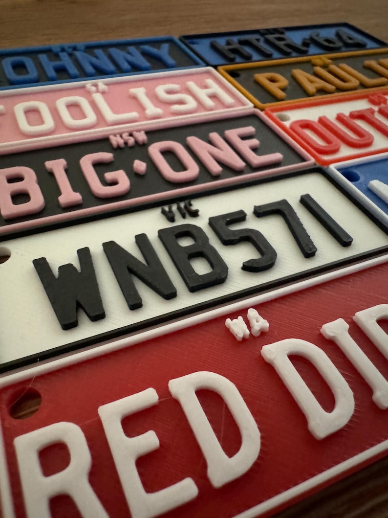 Personalised Number Plate - Number Plate Keyring - Turn Your Plate Into ...