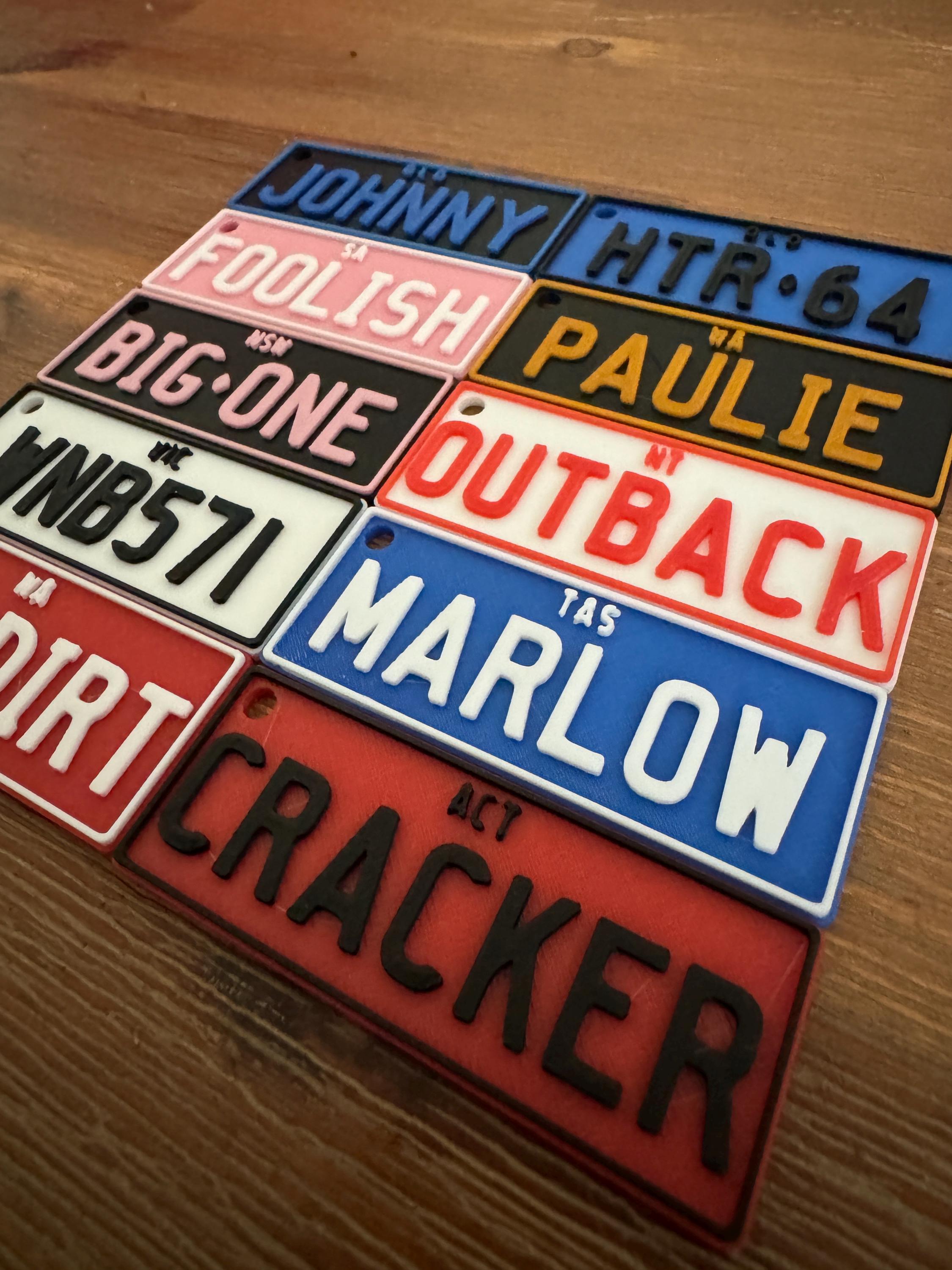 Personalised Number Plate - Number Plate Keyring - Turn Your Plate Into ...