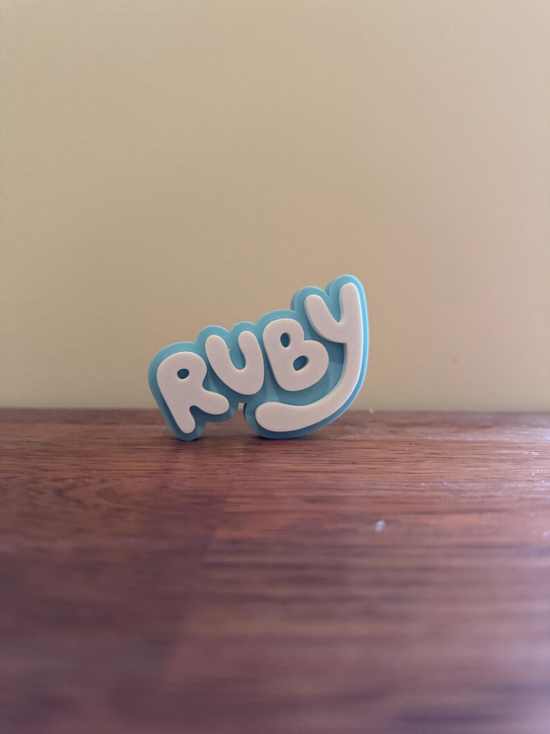 Personalized Bluey Name Plate Custom Bluey Name Sign Bedroom Decor ...