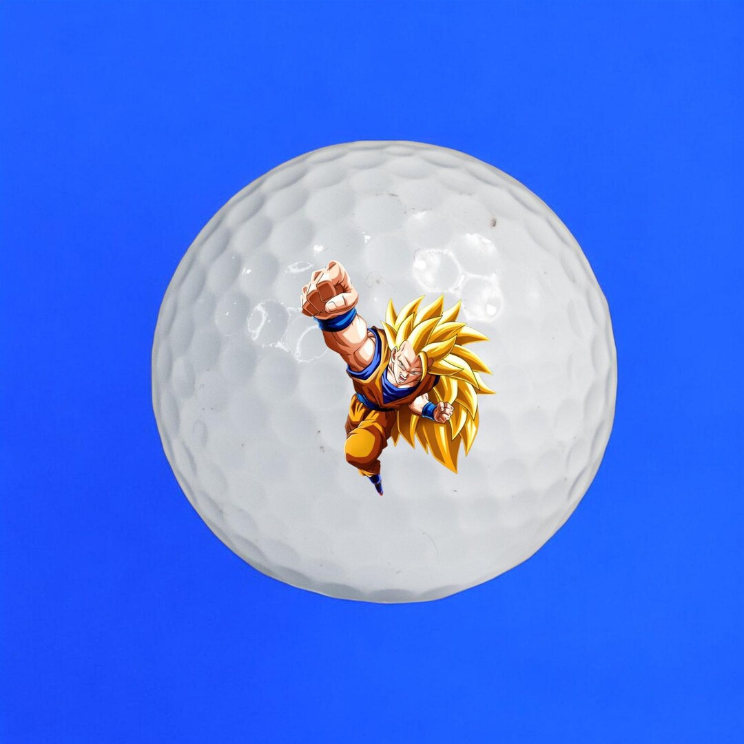 Goku Golf Ball, Dragon Ball Z Golf Ball, Super Saiyan 3, Mini Golf ...