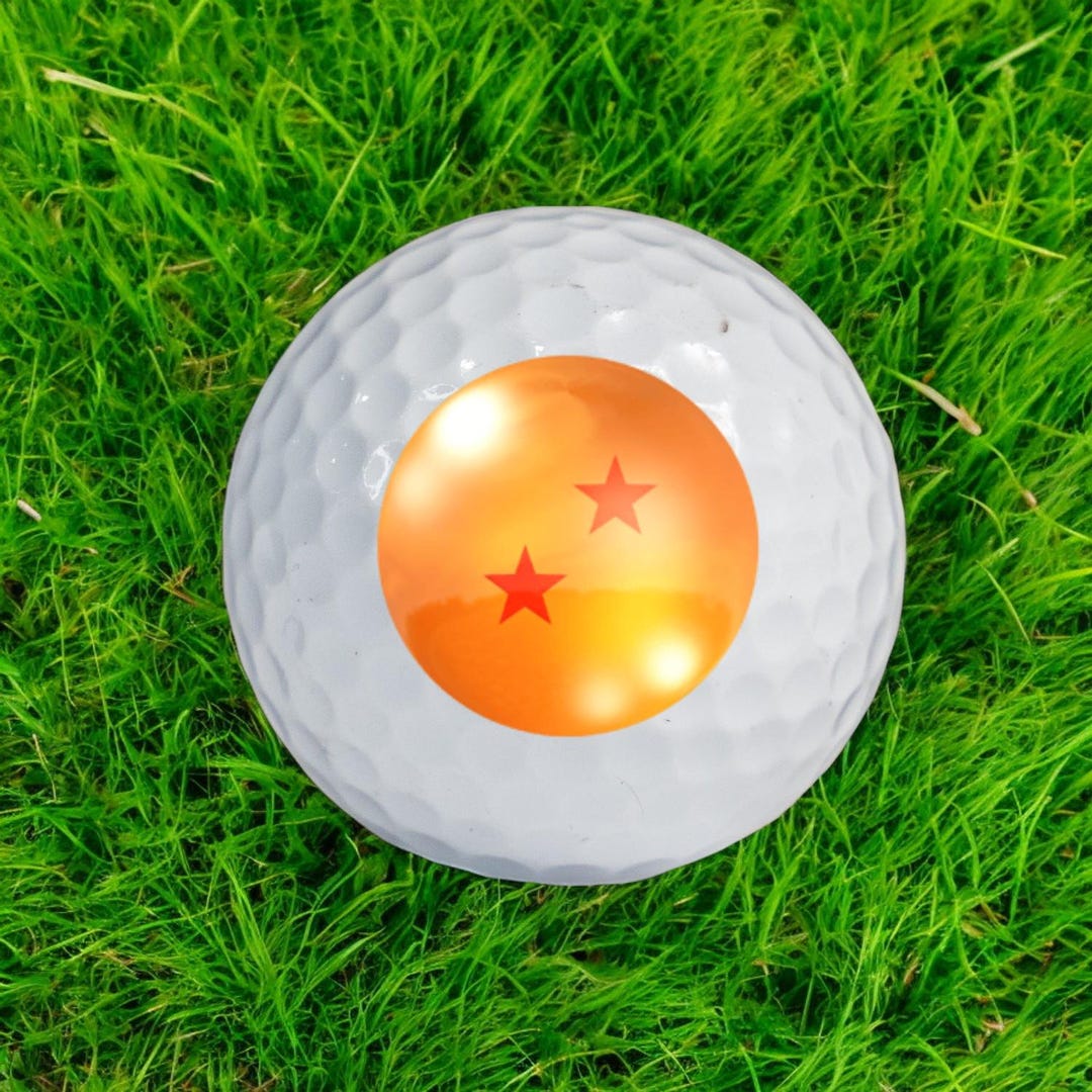 Dragon Ball Z Dragon Balls, Dragon Ball Z Inspired Golf Balls, 2 Star ...