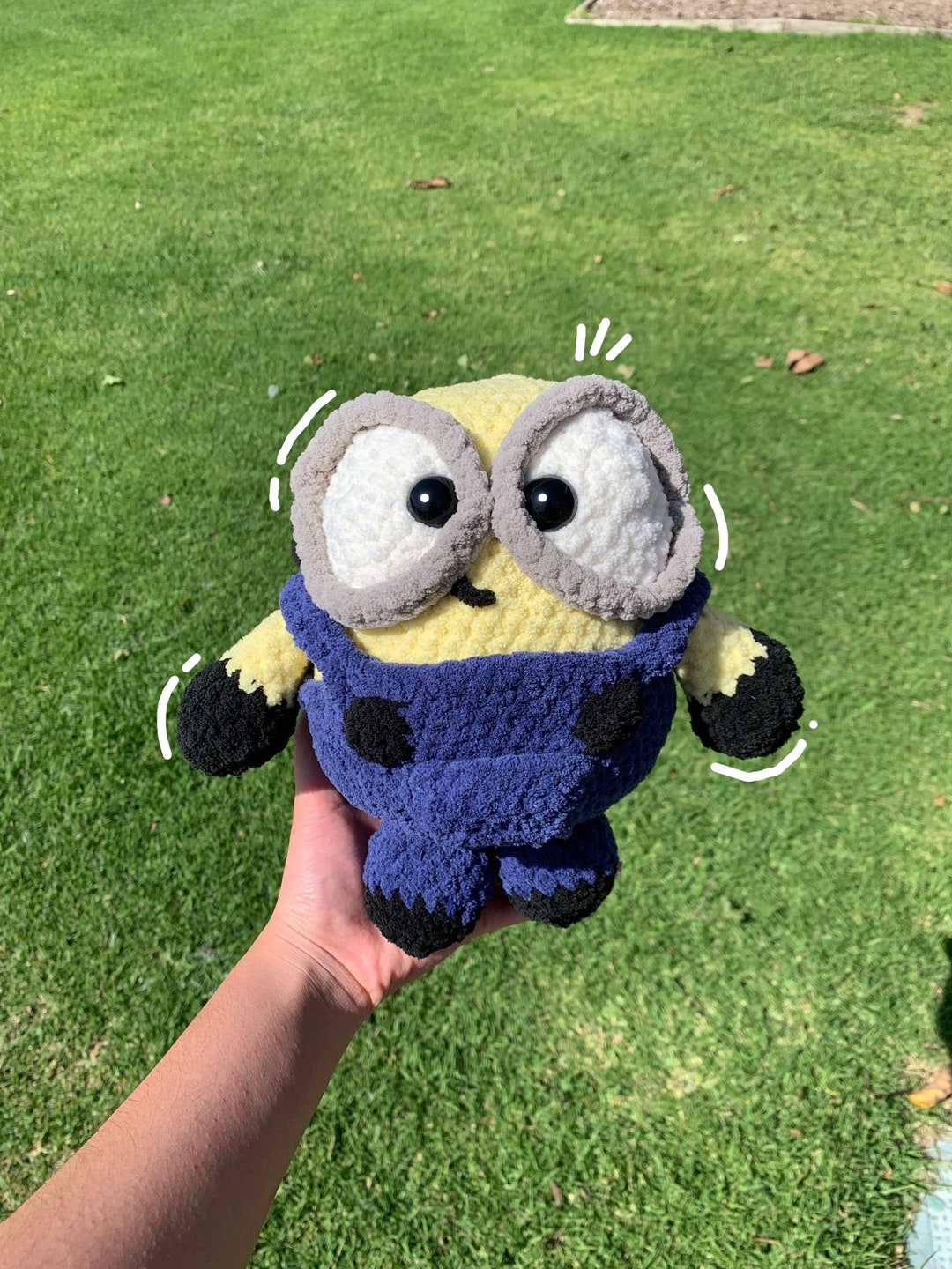 Crochet Minion Plushie - Etsy