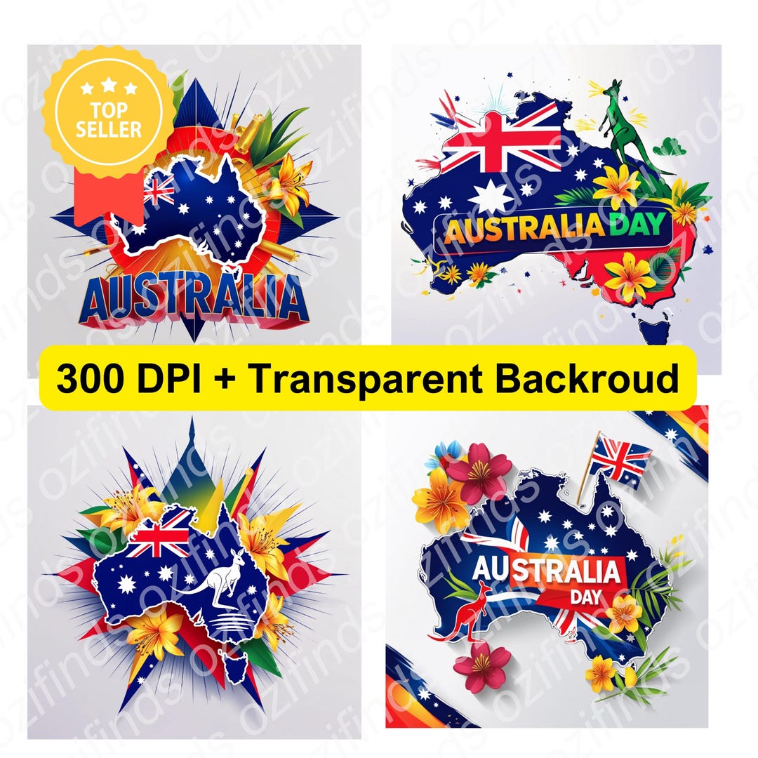 Australia Day Clip Art, PNG 60 Plus 15 Free Australia Day Art ...
