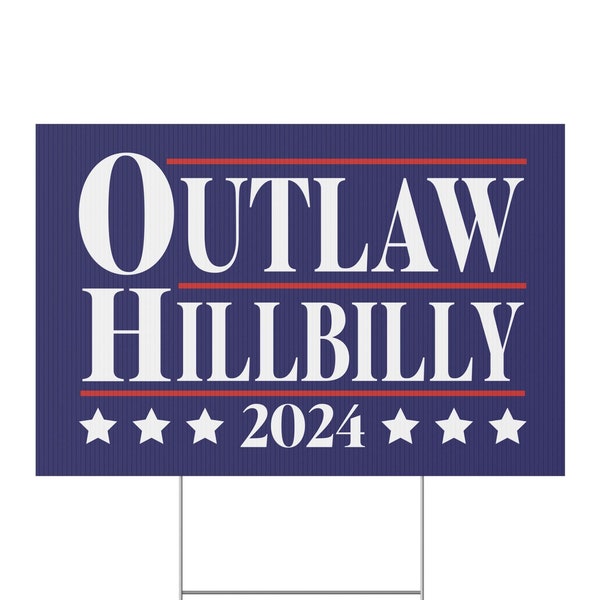 Felon and Hillbilly Yard Sign - Etsy