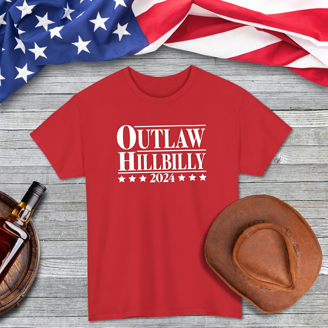 Outlaw Hillbilly Shirt, Funny Trump Vance 2024 Vintage Style Tshirt ...