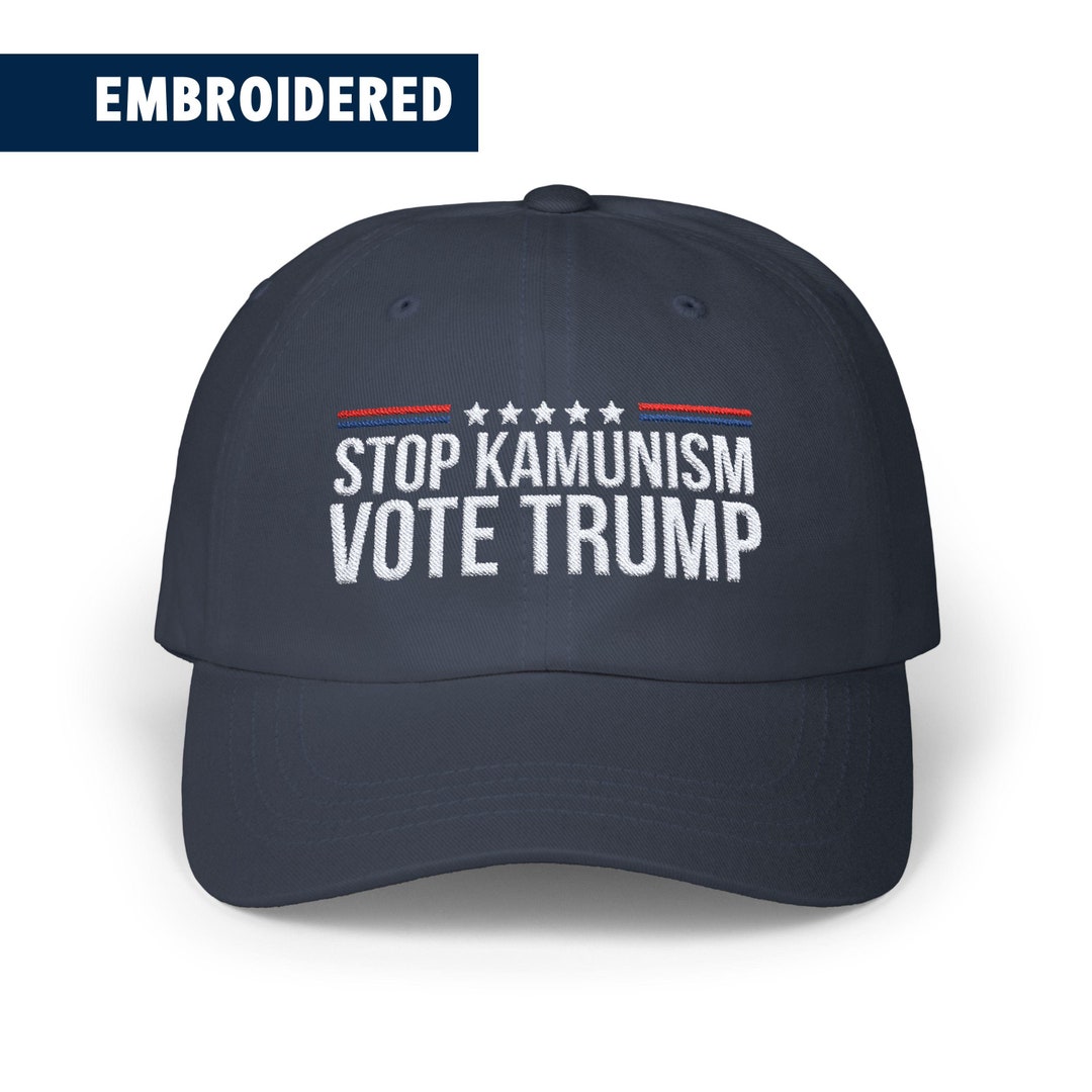 Stop Kamunism Hat, Pro Trump Hat, Trump Vance Supporter, Embroidered ...