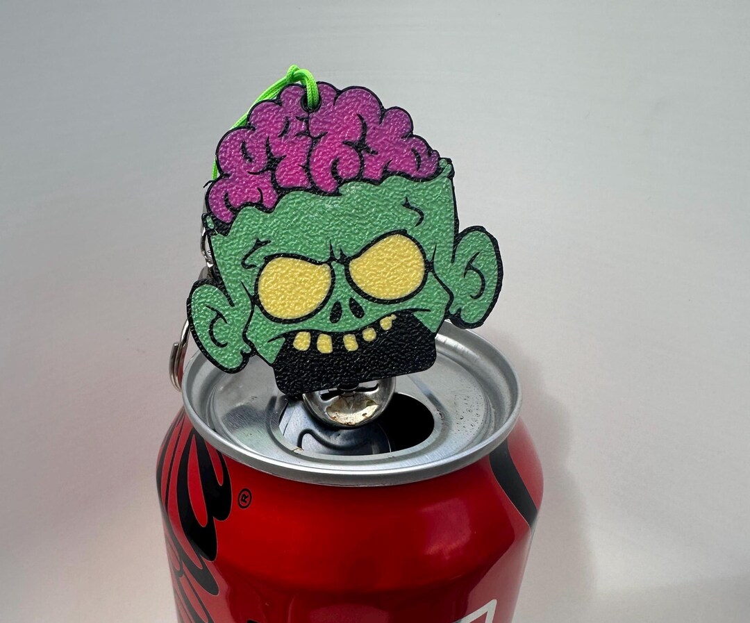 Zombie Can Opener Keyring, 3D Printed Pull Tab Aid - Etsy