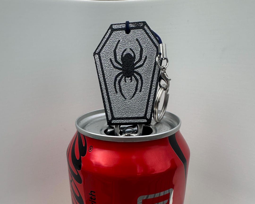 Pullpals. 3D Printed Coffin Spider Can Opener Keyring, Pullpals ...