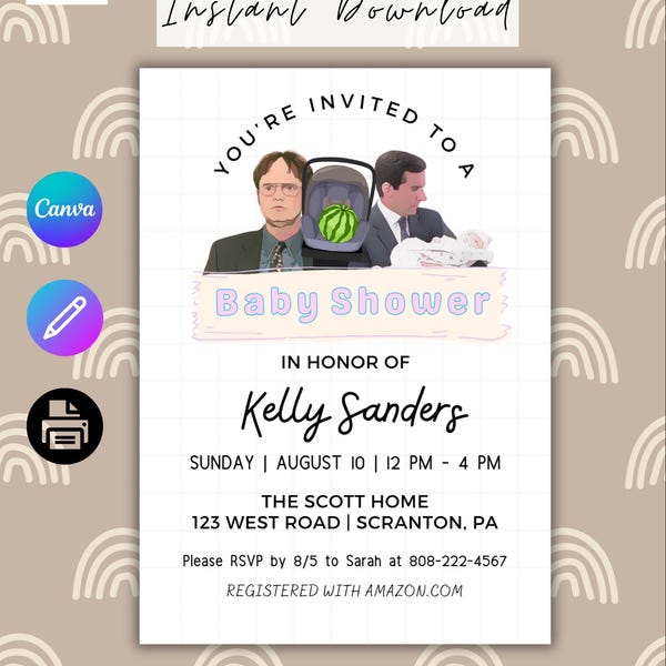 Office Baby Shower - Etsy