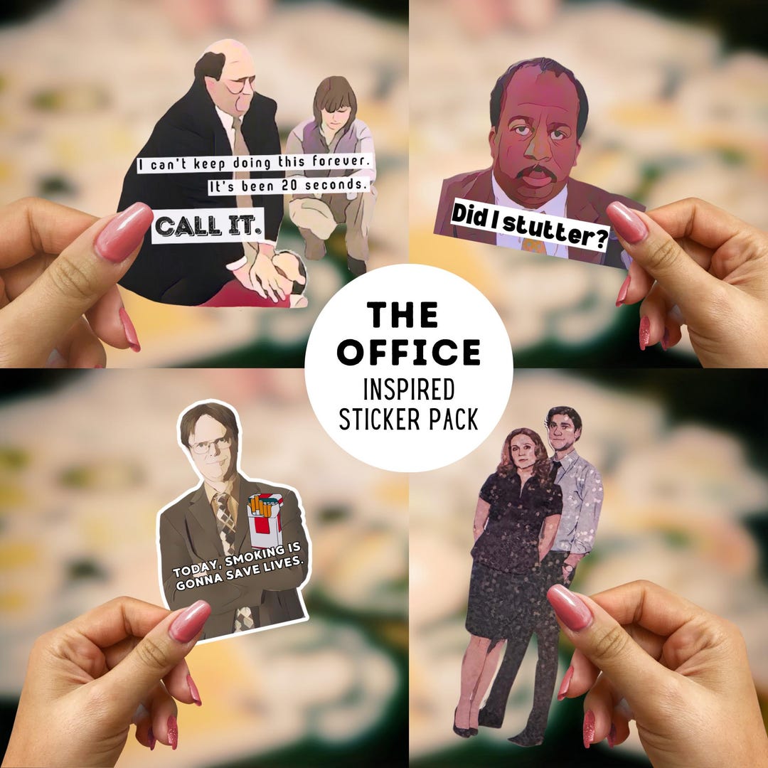 The Office Inspired Sticker Pack | Stickers | Decals | Party Favors - Etsy