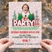 Elf Party Invitation, Buddy Inspired, Funny Holiday Invite, Editable ...