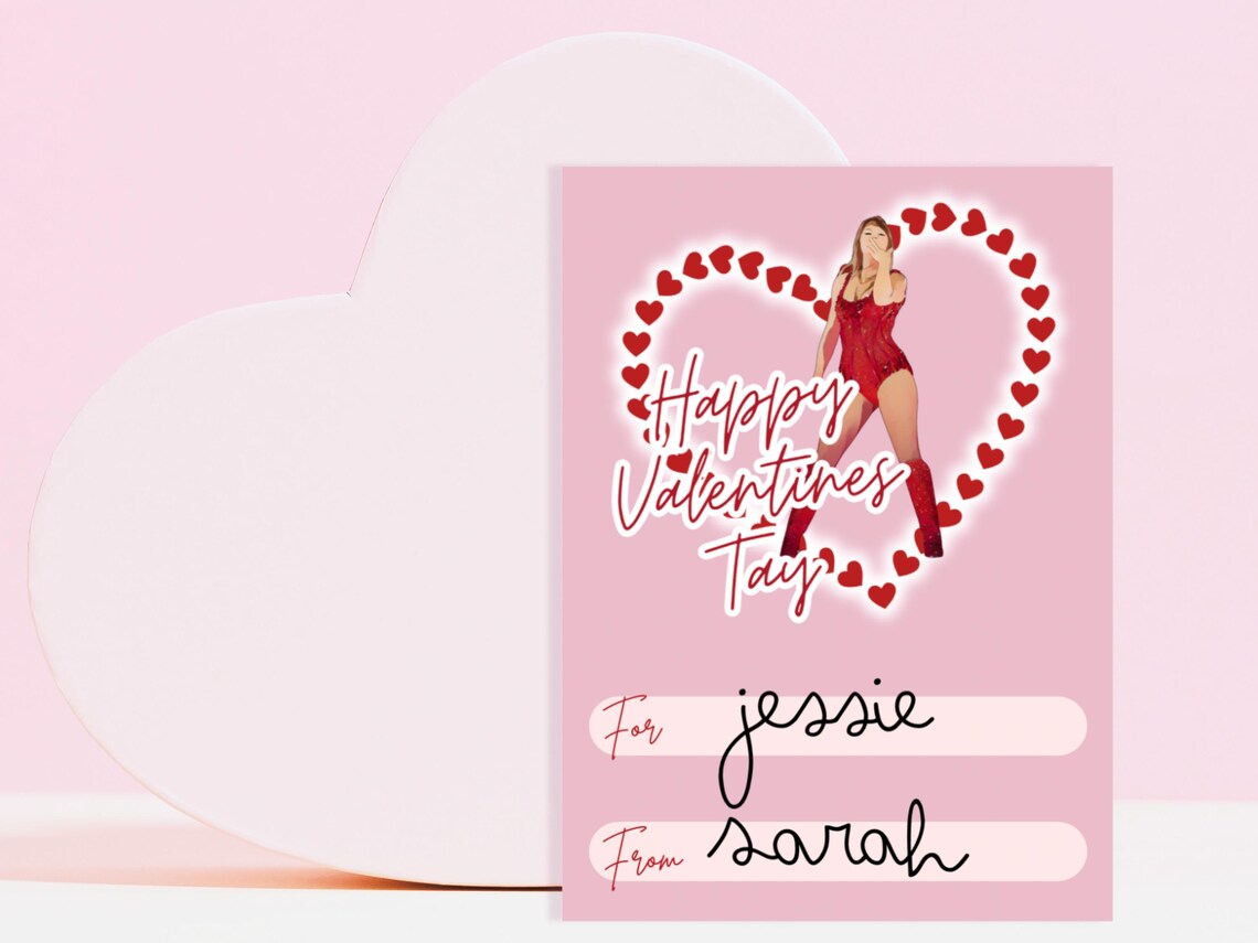 Swiftie Valentines, Editable Printable Valentine’s Day Cards, Instant ...