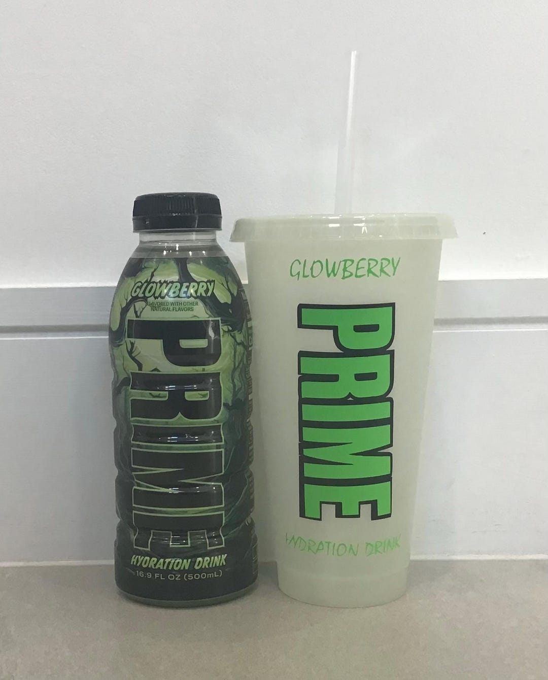 Prime Hydration Glowberry V2 & Prime Glowberry Cup Bundle - Etsy
